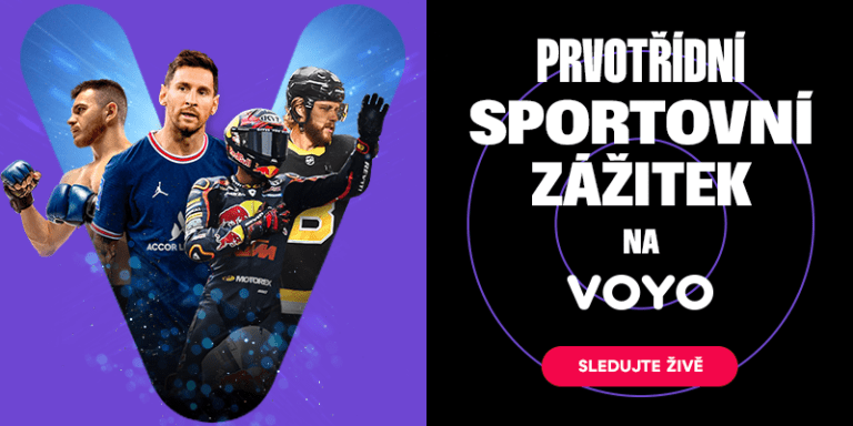 VOYO online 2025 ️ online vysílání sportovních přenosů