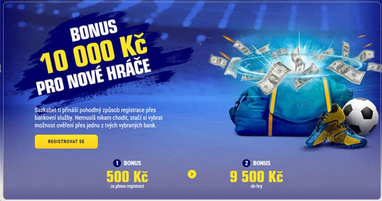 Sazkabet bonusy na sázení 2025 🎁 přehled aktuálních bonusů