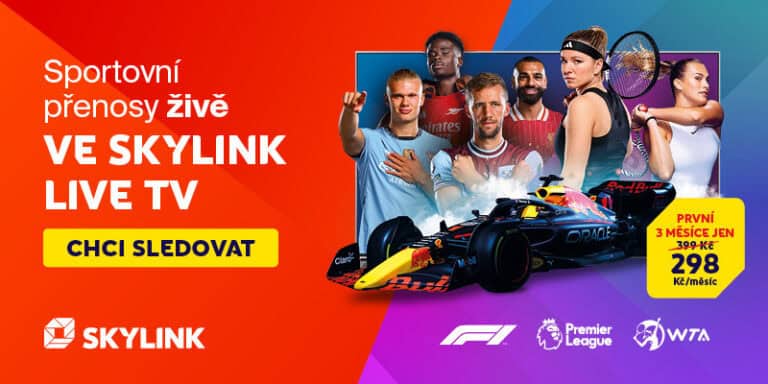 Skylink Live TV 2025 - recenze, sportovní kanály, cena